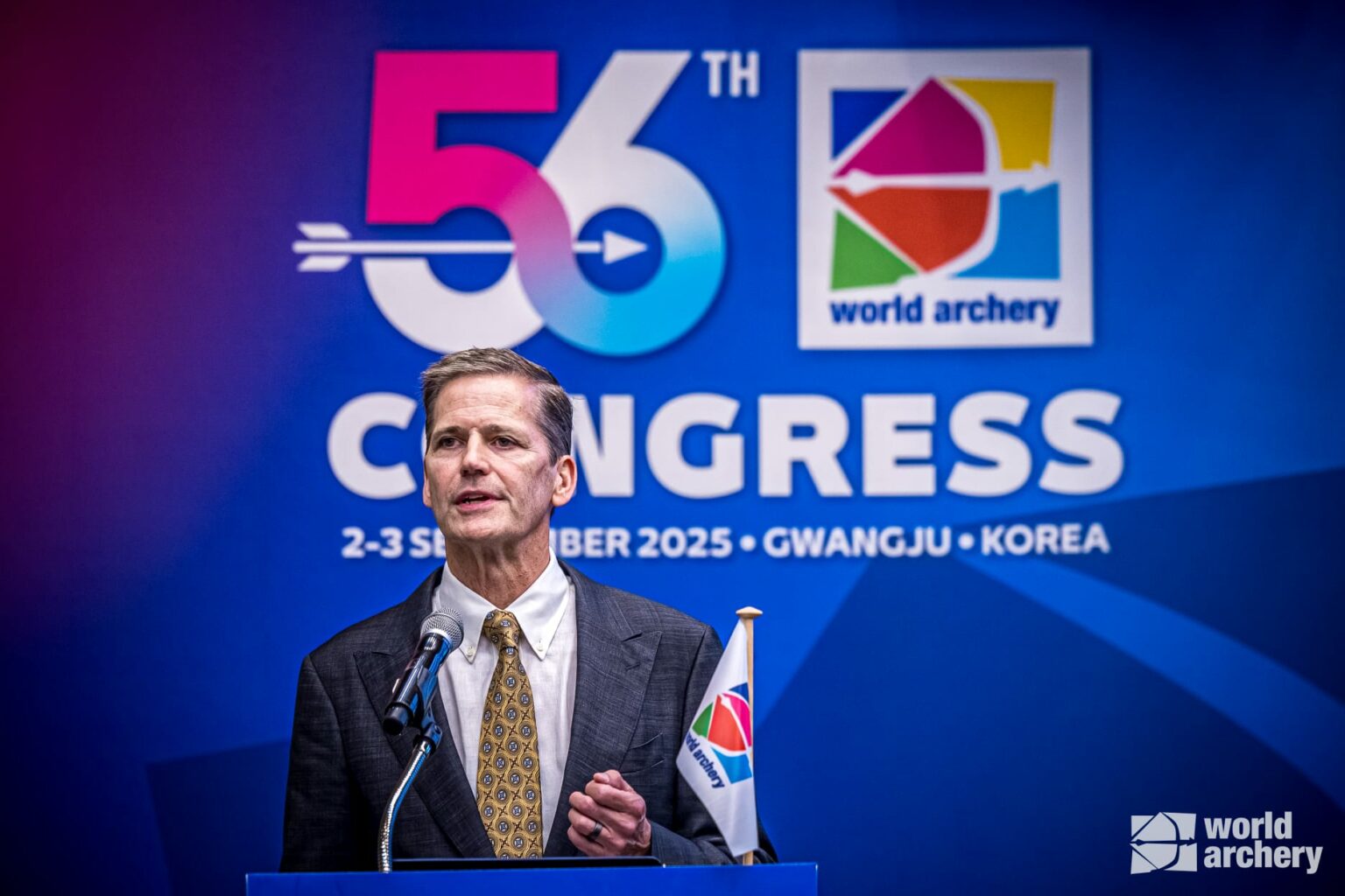 Greg Easton elected 10th president of World Archery – World Archery Europe